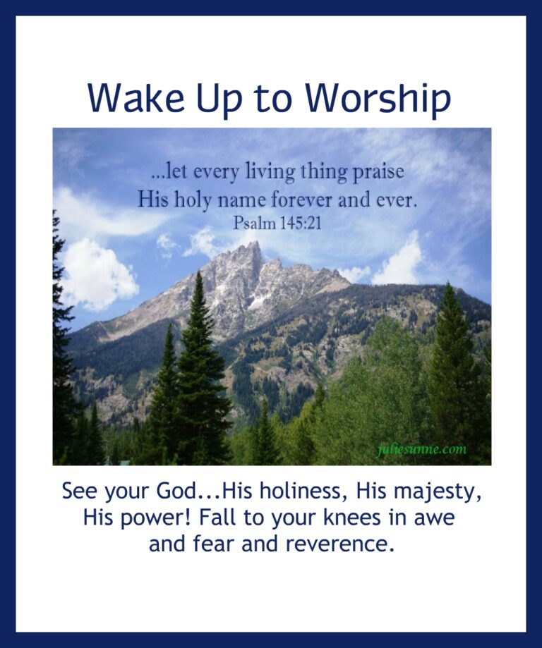 Wake Up To Worship: God Is Not A Puppet Or Vending Machine | Julie Sunne