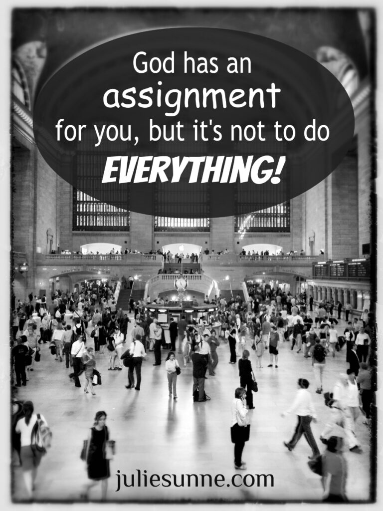 It's Not All Yours To Do! (don't Miss Your Assignment) | Julie Sunne