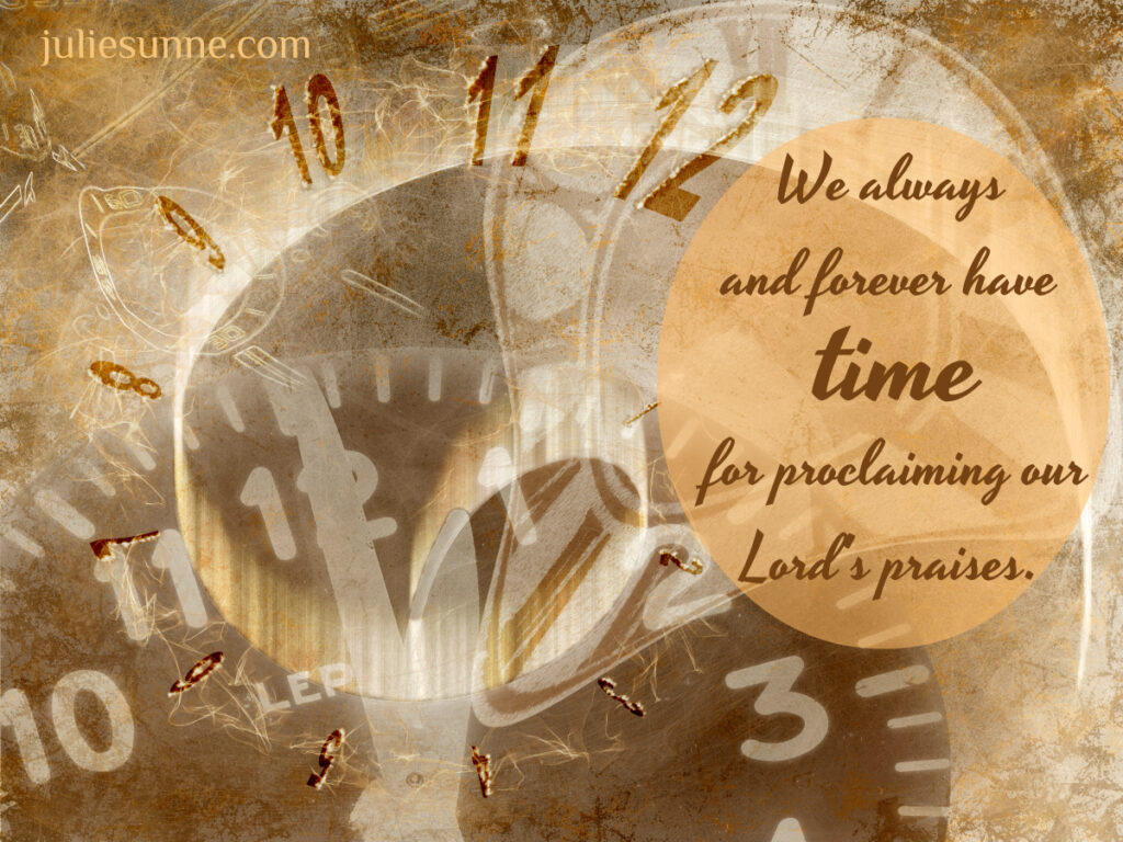 One Thing You Can Always Do When You Have No Time | Julie Sunne